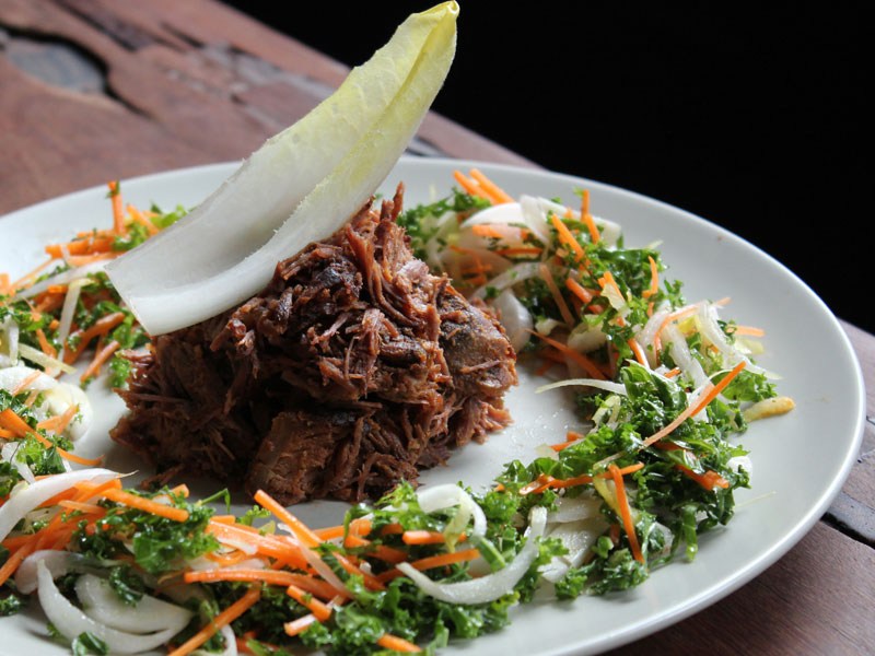 Braised beef blade roast